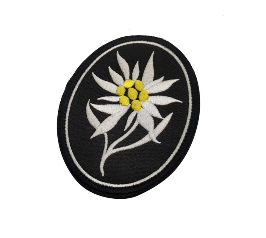 Edelweiss Patch Gebirsjäger Edelweiss Velcro Patch – Tactical Harz